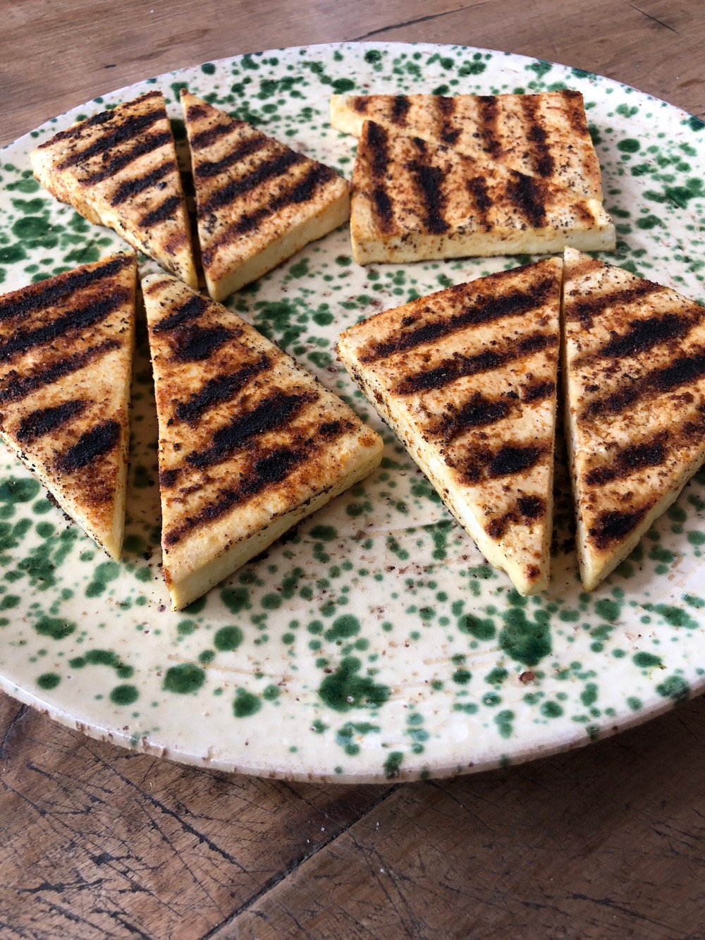 Grilled Tofu with Chimichurri Sauce - Tastefully Plant Based